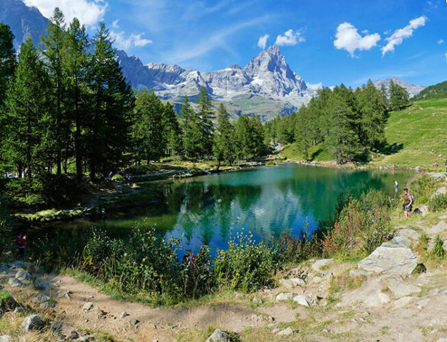 Lac Bleu - Lago Blu bei Breuil-Cervinia